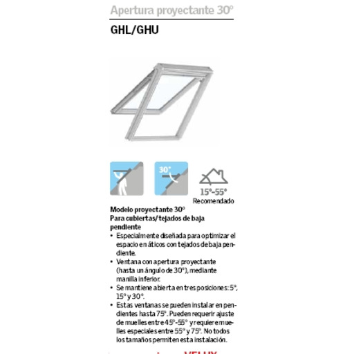 VENTANA VELUX GHL 3059 S08 - Bricofacil