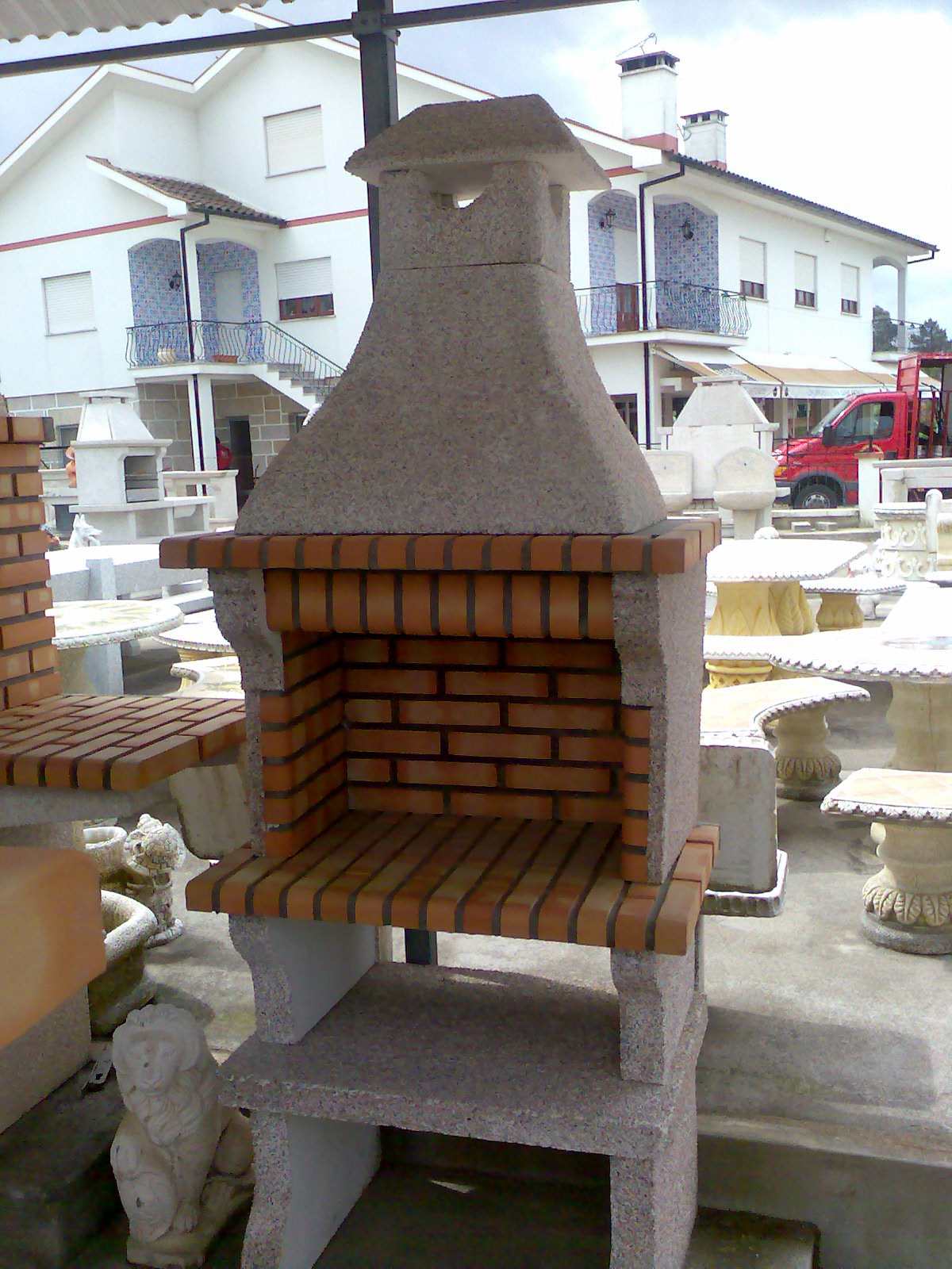 BARBACOA CASA FONTES CEMENTO R-01 REVEST. HORNO - Bricofacil