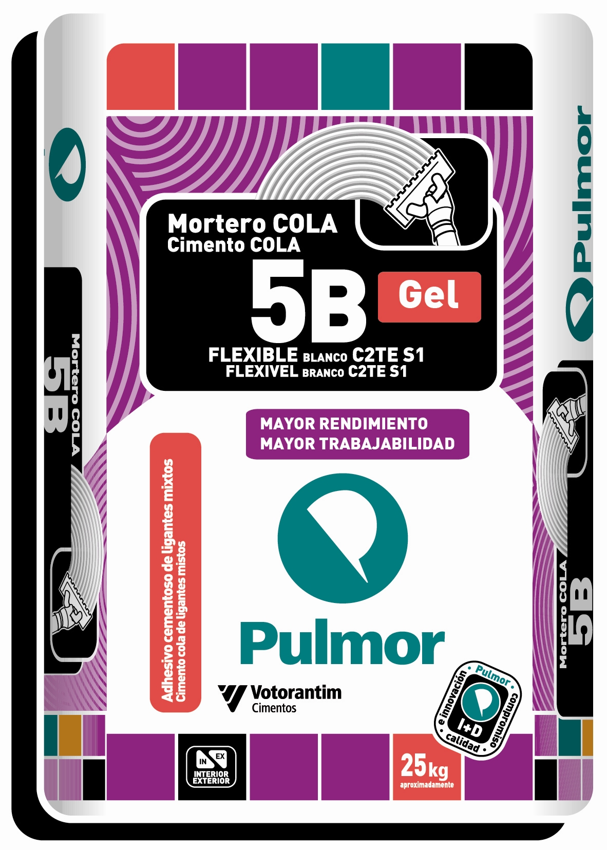 COLA 5B GEL BLANCO 25kg PULMOR - Bricofacil